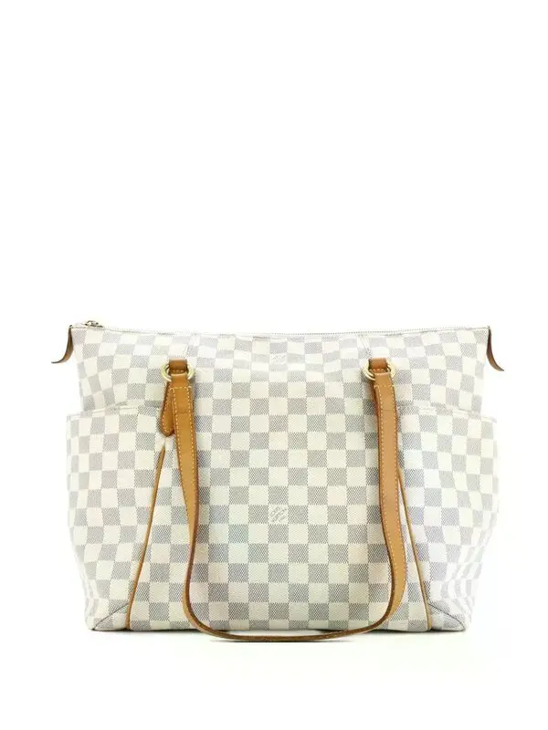 LOUIS VUITTON Totally Handbag Damier Mm Tote - White