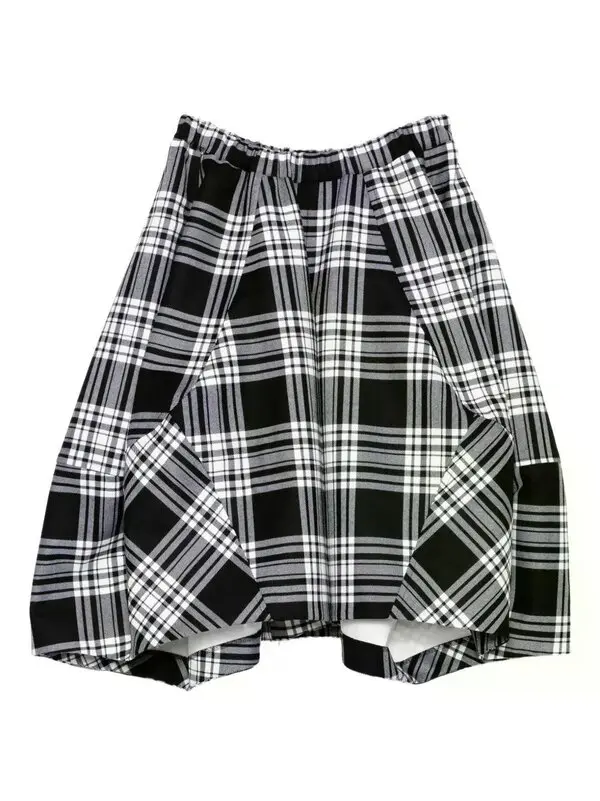 Comme Des Garçons Plaid Skorts