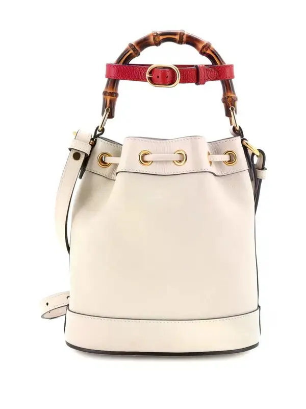 Gucci Diana Leather Mini Bucket Bag