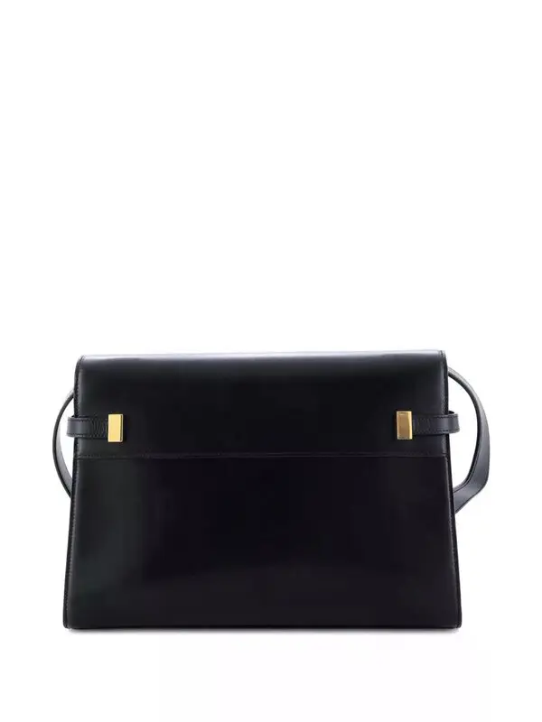 Saint Laurent Manhattan Leather Medium Shoulder Bag - Black