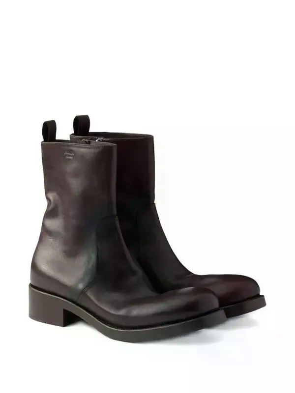 Prada 40mm Pull-tab Zip Boots