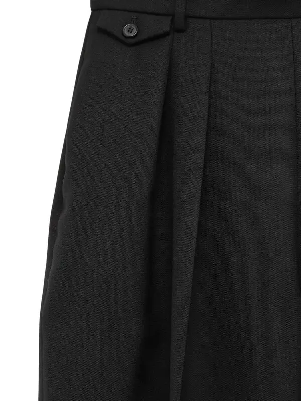 Khaite Dugan Button Pleated Trousers
