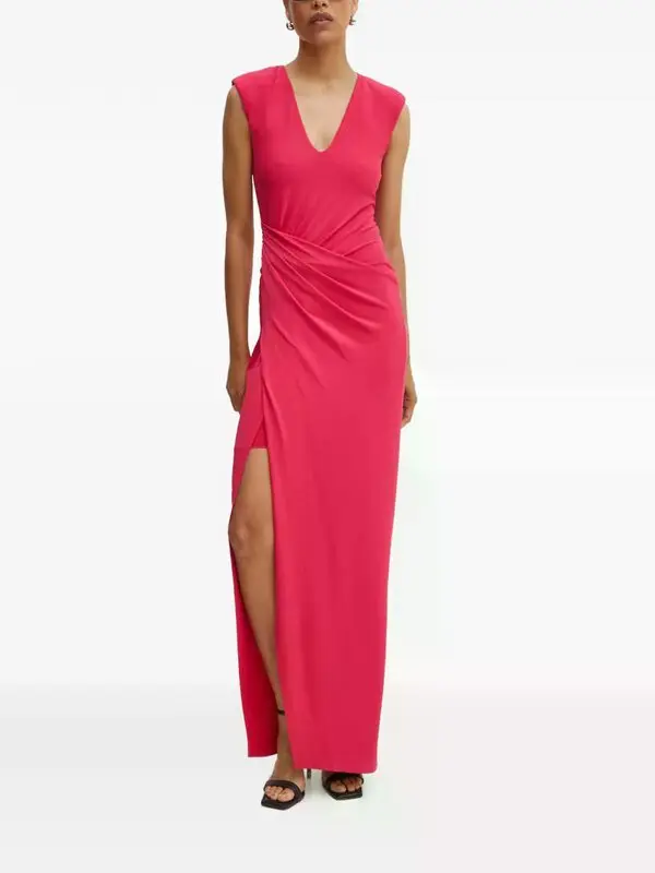 Patrizia Pepe V-neck Split Maxi Dress