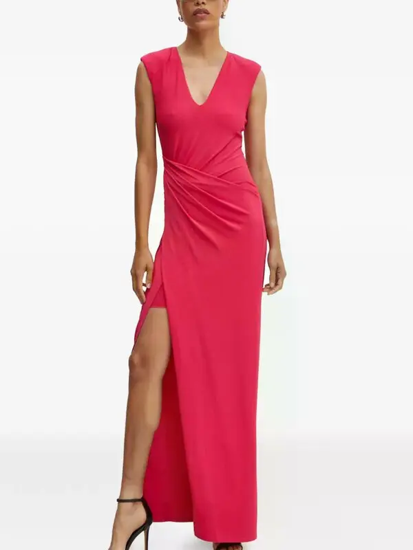 Patrizia Pepe V-neck Split Maxi Dress