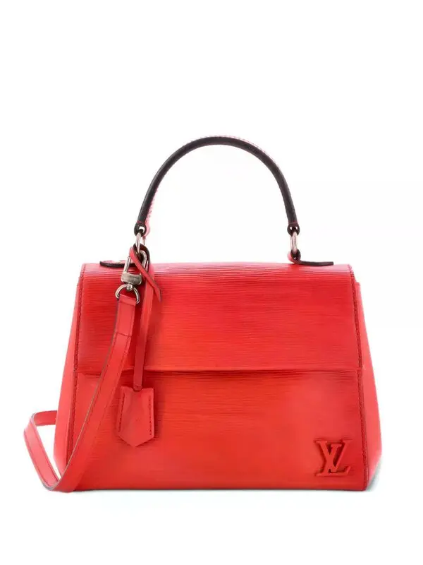 LOUIS VUITTON Cluny Bb Top Handle Epi Leather Satchel - Red