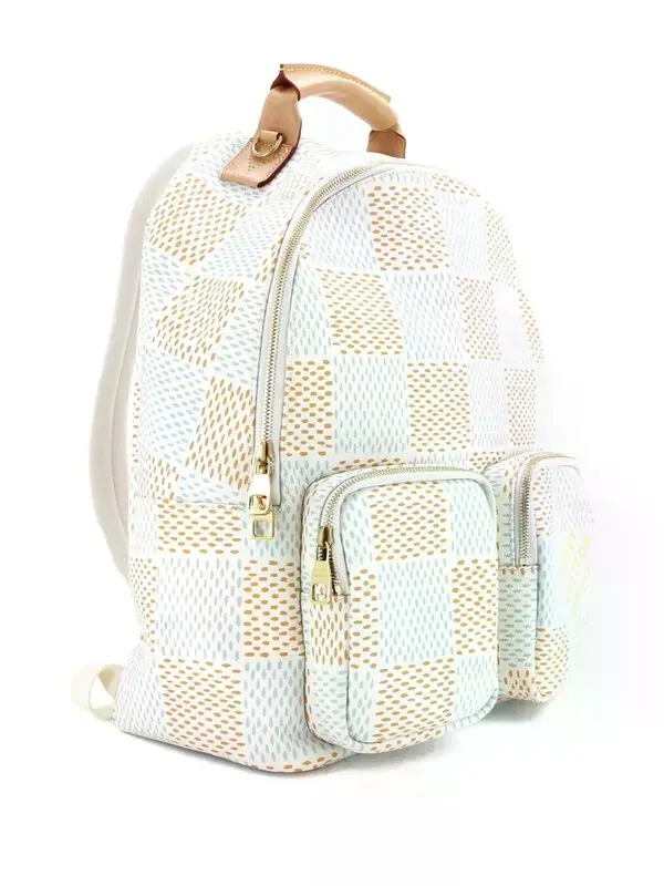 LOUIS VUITTON Pre-owned Limited Edition Damier Heritage Canvas Multi-pocket Backpack