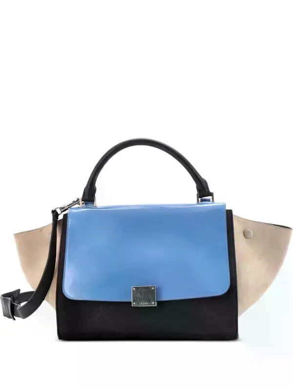 Celine Trapeze Small Satchel - Blue