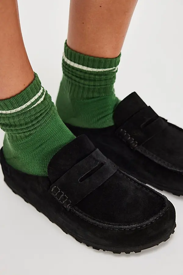 BIRKENSTOCK Naples Wrapped Bold Grip Clogs - Black