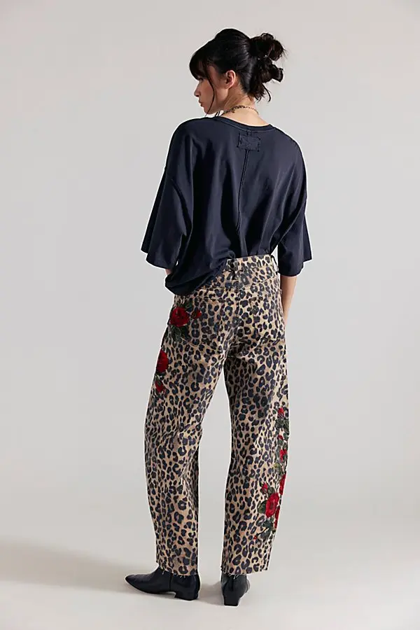 DRIFTWOOD Parker Printed Barrel Jeans