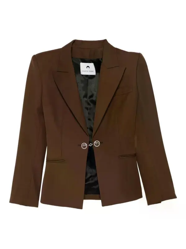 MARINE SERRE Buttoned Wool Jacket