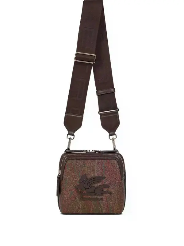 Etro Paisley-pattern Crossbody Bag - Brown