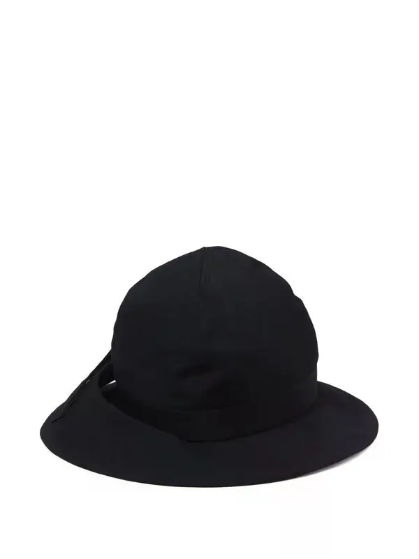 Y’s Gabardine Bucket Hat - Black