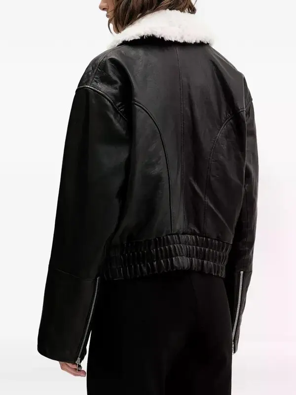 Hugo Shearling Zip-up Jacket