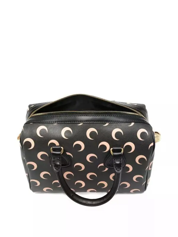 MARINE SERRE Moon Canvas Strike Bag - Black