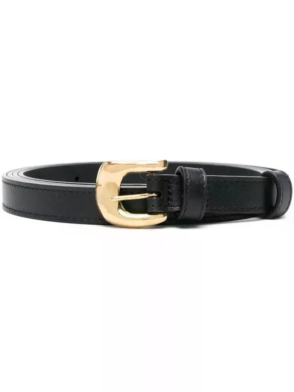 Altuzarra Mini-buckle Leather Belt - Black