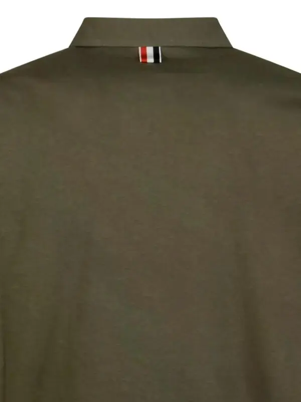 Thom Browne Chest-pocket Long-sleeve Polo Shirt