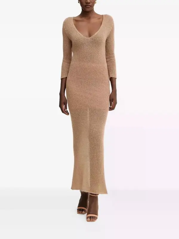 Liviana Conti Clotilde V-neck Maxi Dress
