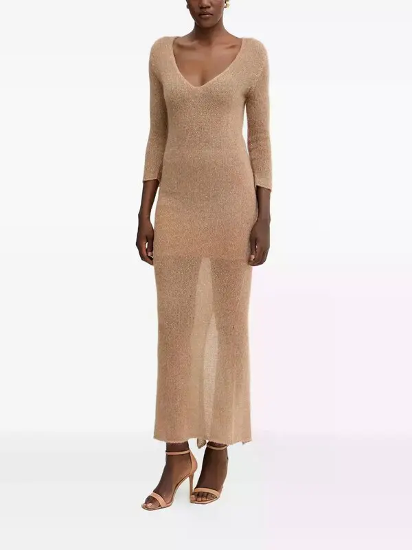Liviana Conti Clotilde V-neck Maxi Dress