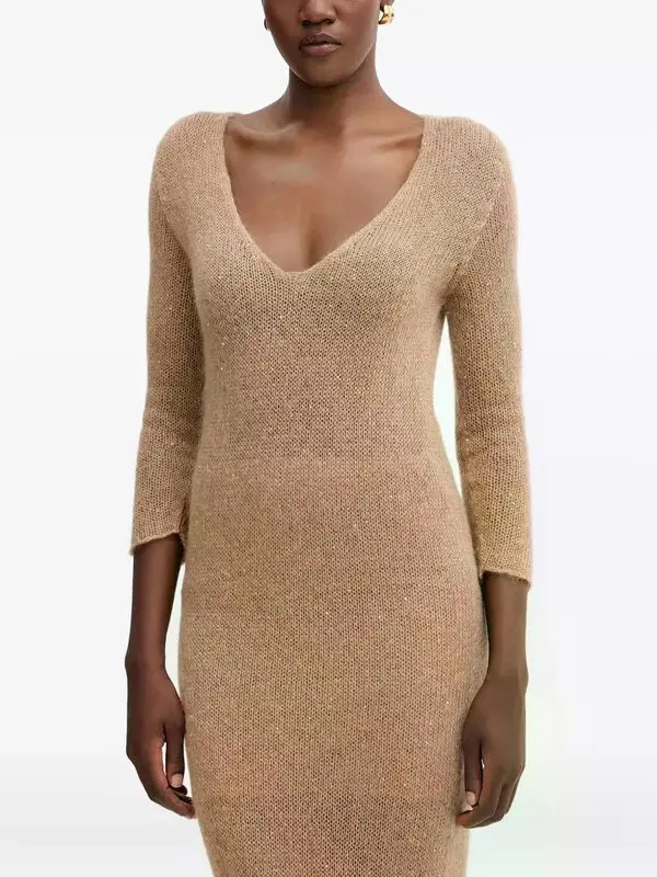 Liviana Conti Clotilde V-neck Maxi Dress