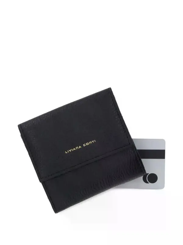 Liviana Conti Small Grained Flap Wallet
