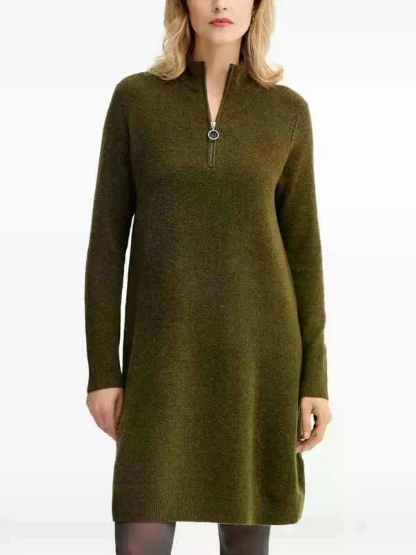Marc O'polo Zip-neck Mini Dress