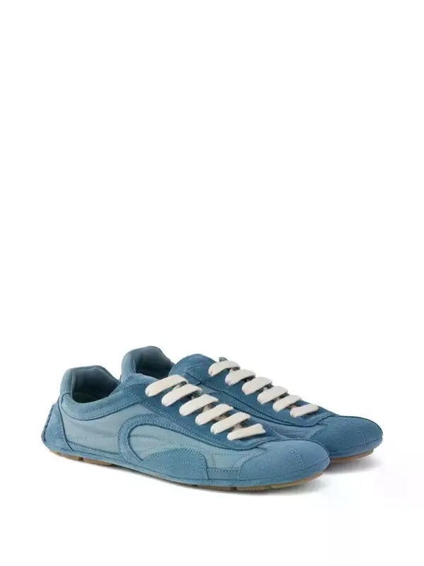 Prada Montecarlo Re-edition Logo Sneakers - Blue