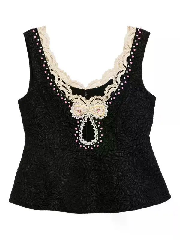 Cynthia Rowley Bead-embellished Vest