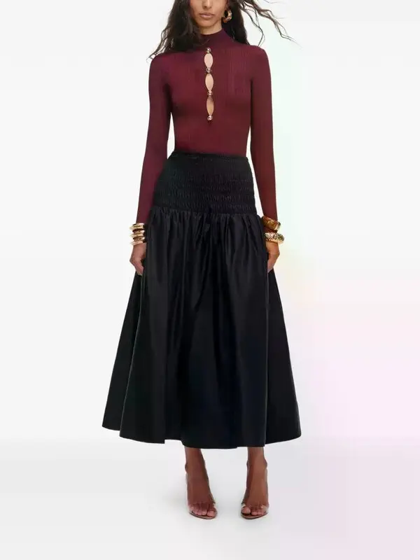 SELF-PORTRAIT Keyhole-embellishment Top