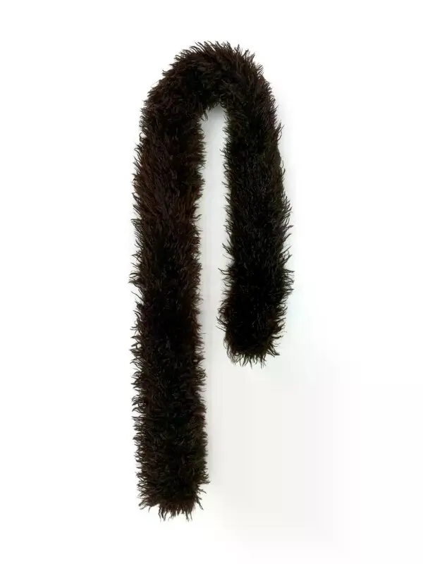 Bimba Y Lola Textured Scarf - Brown