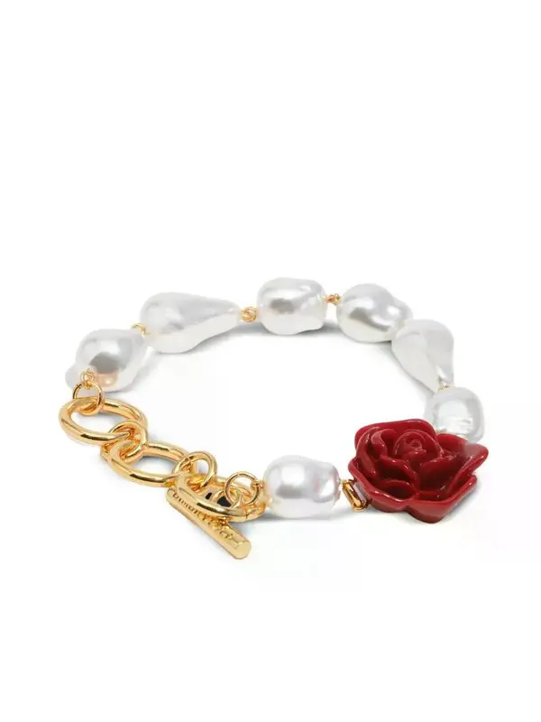 Bimba Y Lola Rose Detail Bracelet - Gold