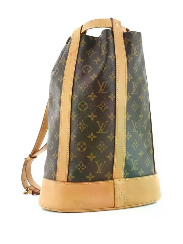 LOUIS VUITTON Randonnee Monogram Canvas Pm Backpack
