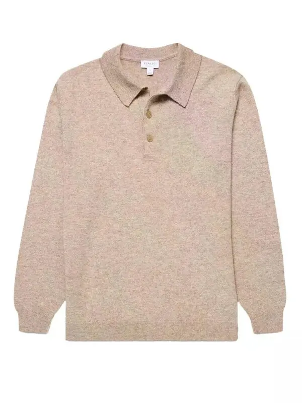 Sunspel Long-sleeve Polo Shirt