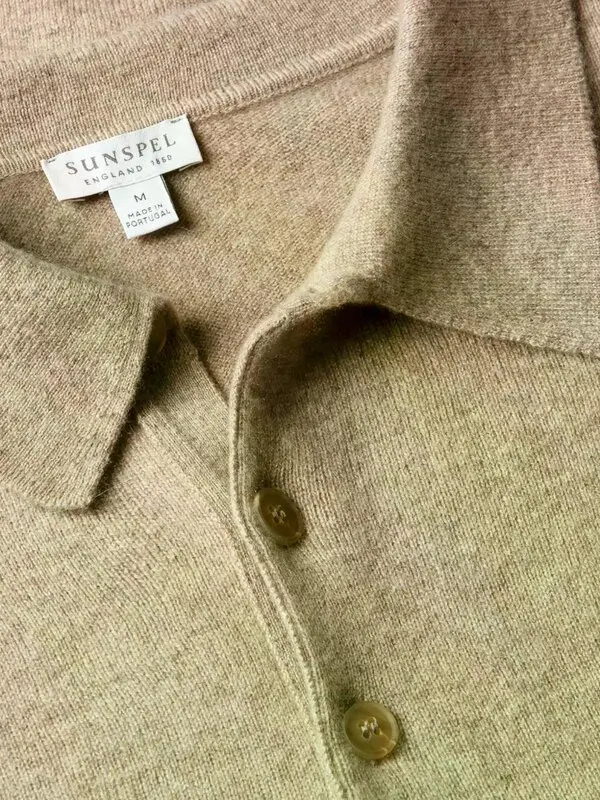 Sunspel Long-sleeve Polo Shirt