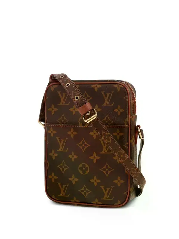 LOUIS VUITTON 1990's X Comme Des Garçons Marceau Monogram Crossbody Bag - Brown