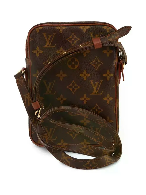 LOUIS VUITTON 1990's X Comme Des Garçons Marceau Monogram Crossbody Bag - Brown