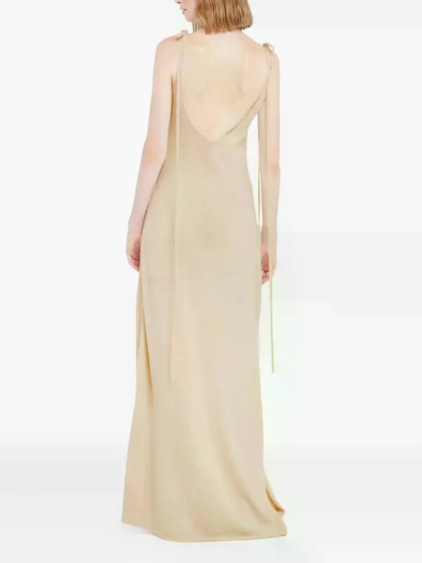 Alanui Tie-strap Maxi Dress