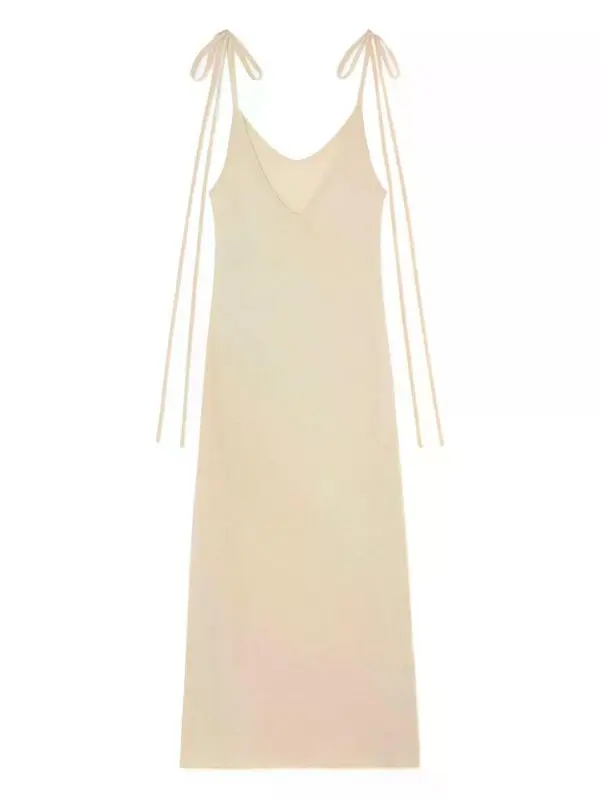 Alanui Tie-strap Maxi Dress