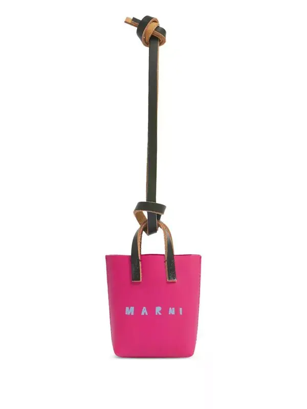 Marni Stitching Printed Bag Charm