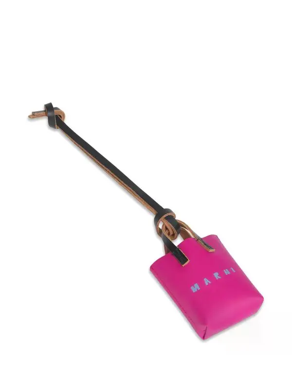 Marni Stitching Printed Bag Charm