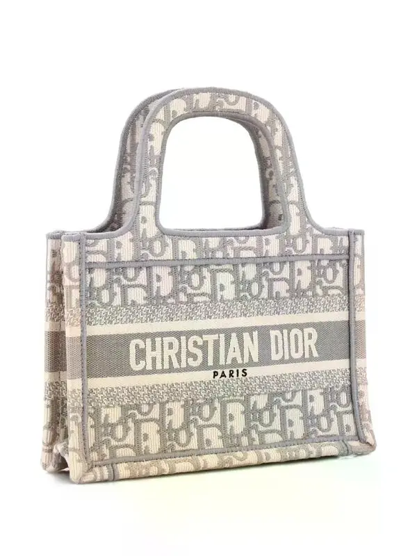Dior Book Oblique Canvas Mini Tote