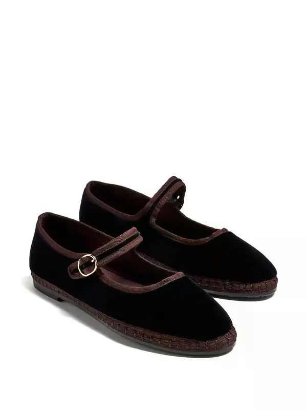 FLABELUS Sethe Ballerina Flats - Black