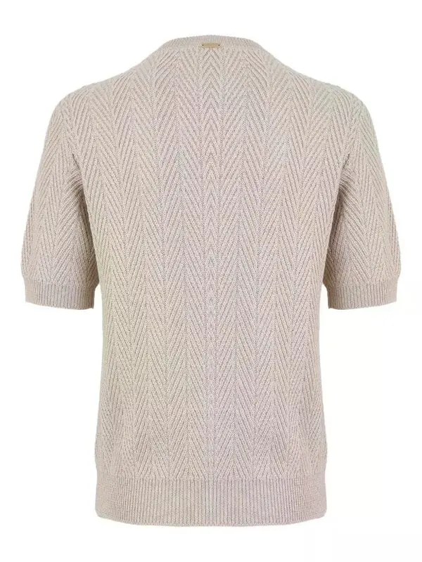 Herno Wool Knitted T-shirt