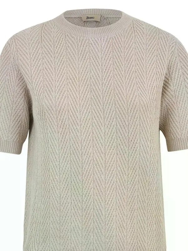 Herno Wool Knitted T-shirt