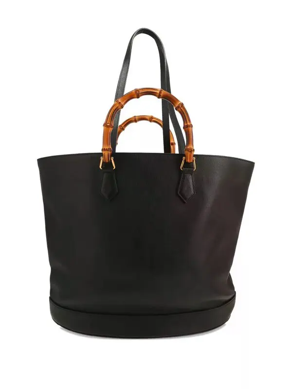 Gucci 2020's Bamboo-handle Leather Tote Bag