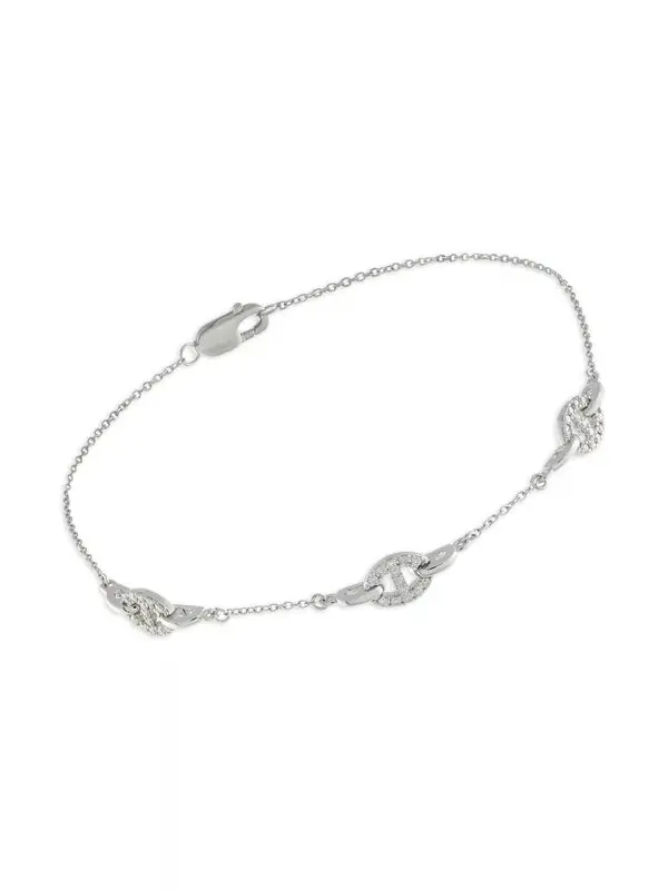 LB EXCLUSIVE 18k White Gold Diamond Bracelet - Silver