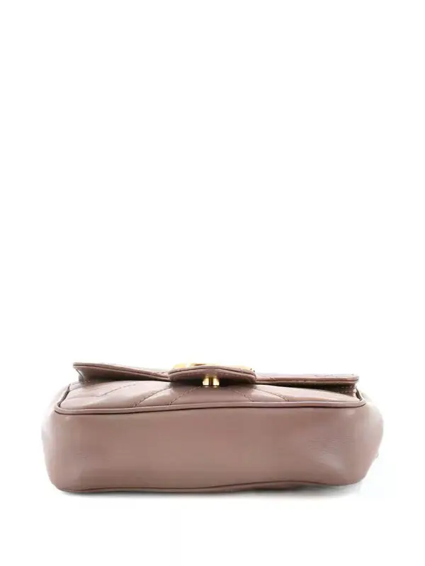 Gucci Gg Marmont Flap Super Mini Crossbody Bag - Neutrals
