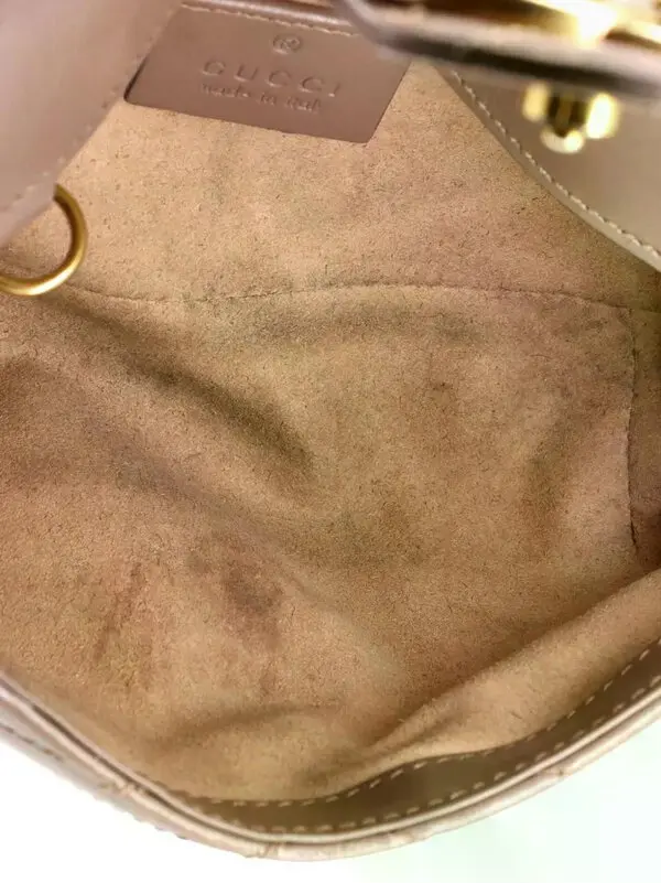 Gucci Gg Marmont Flap Super Mini Crossbody Bag - Neutrals