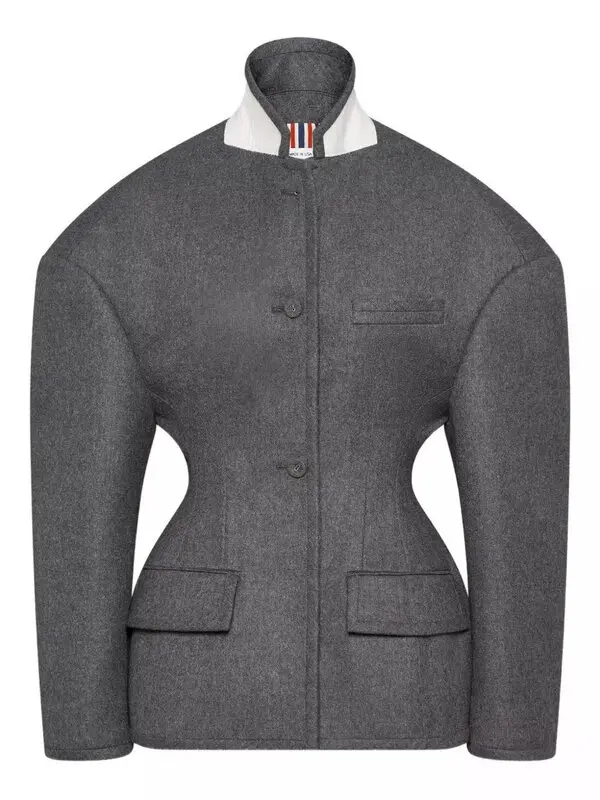 Thom Browne Wool Flannel Jacket - Grey
