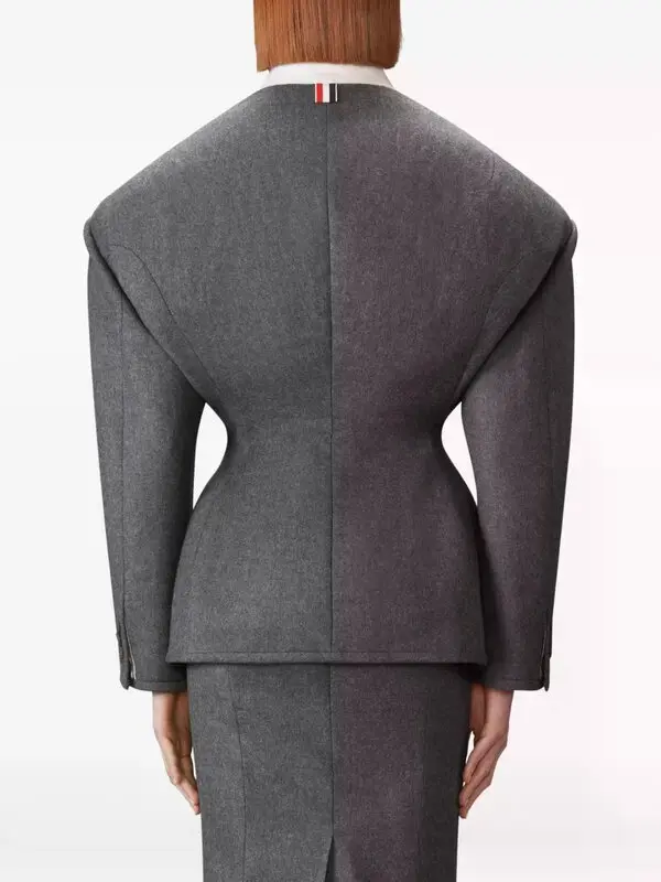 Thom Browne Wool Flannel Jacket - Grey