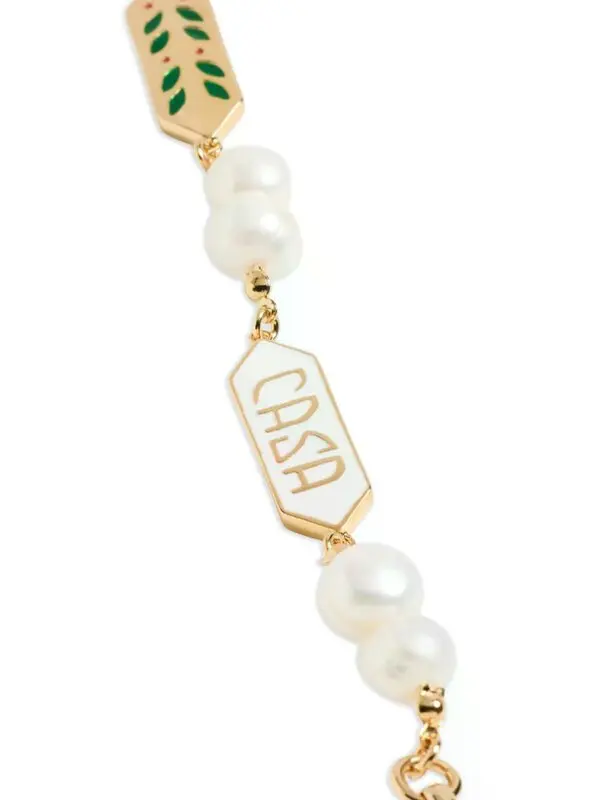 Casablanca Laurel Pearl Bracelet